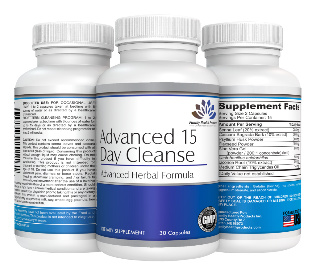 Colon Cleanse 15 Day Advanced Superior Formula – Family Health Product